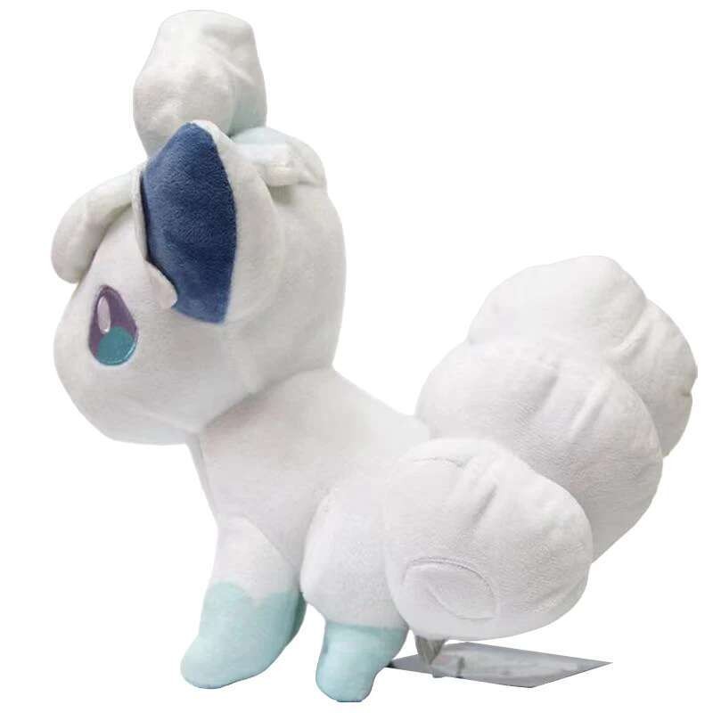 Ice Alola Vulpix Plush Doll Stuffed Toy Kawaii White Fox Ragdoll ...