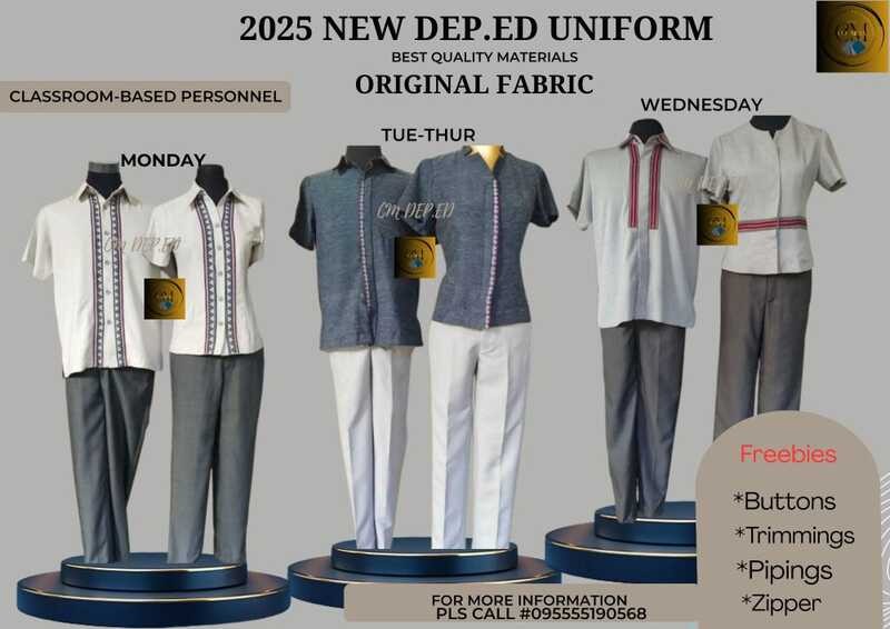 NEW ORIGINAL Deped Teaching-Personnel Uniform For Deped Teachers With ...