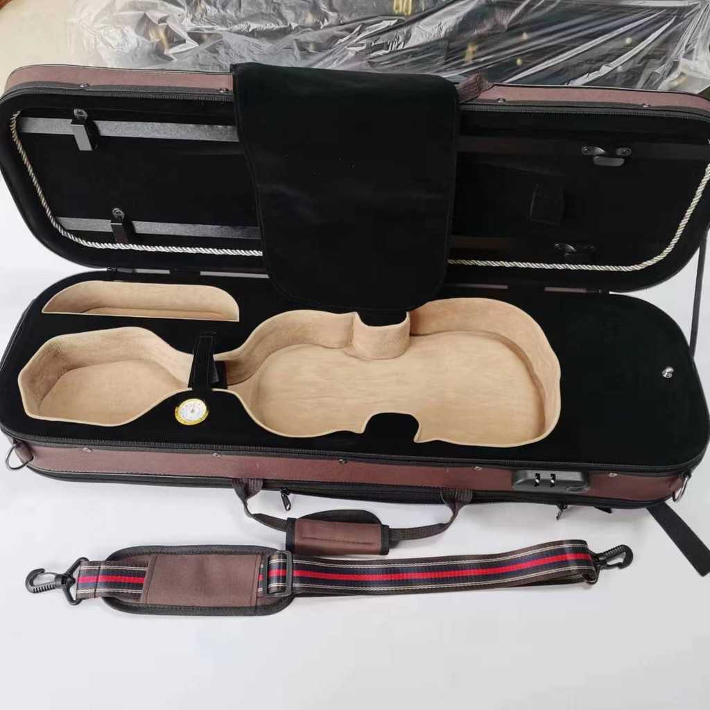 High-end Violin Square Box Lightweight Body Violin Luggage Box Shoulder ...