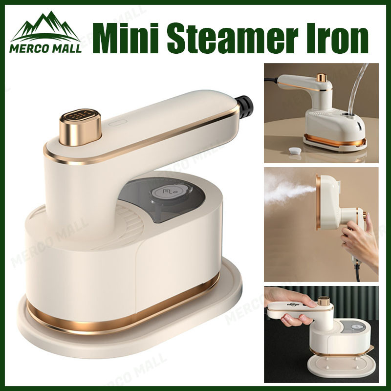 Steamer Iron Mini Portable Handheld Flat Iron for Travel Home Steam ...