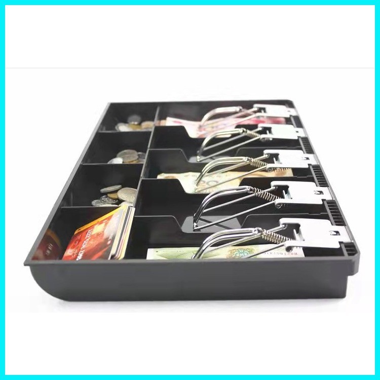 5-Grid Money Cash Coin Insert Replacement Cashier Drawer Storage ...