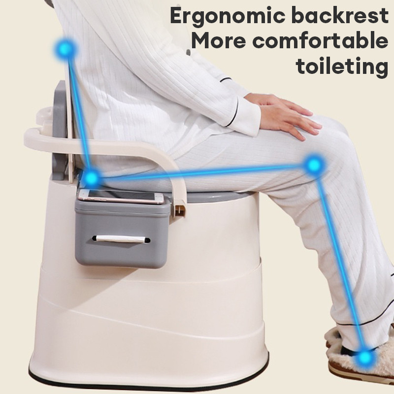 SHAYNE Portable Toilet Arinola for Adult Elderly Pregnant Patient ...