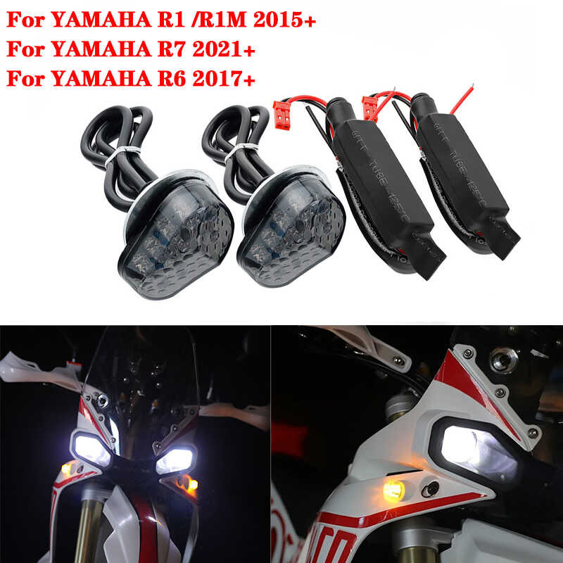For YAMAHA YZF R7 R1 R1m 2021-2024 R6 2017-2020 Mini LED Front Turn ...