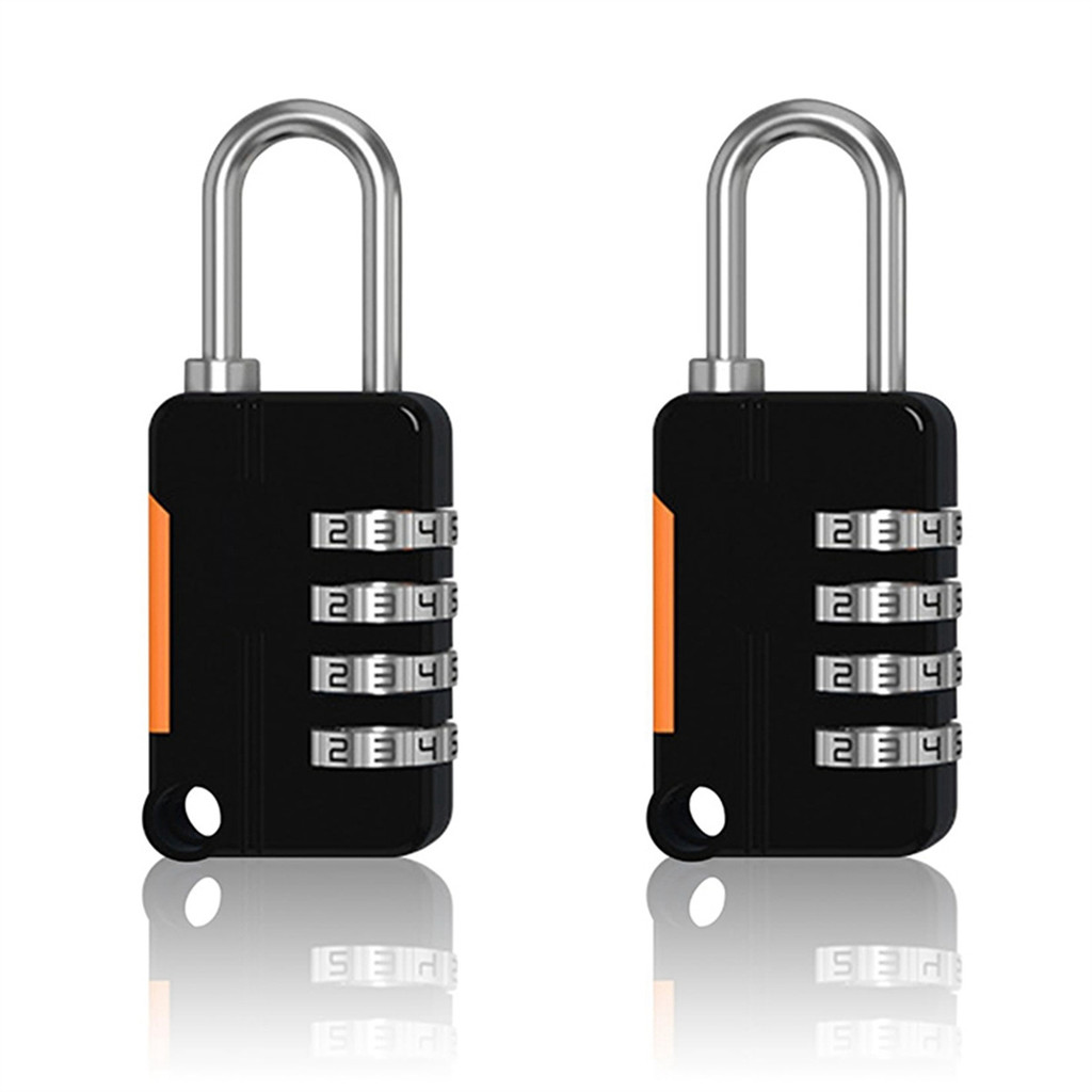 2Pcs 4 5F Digit Number Combination Pad Padlock Outdoor Waterproof ...