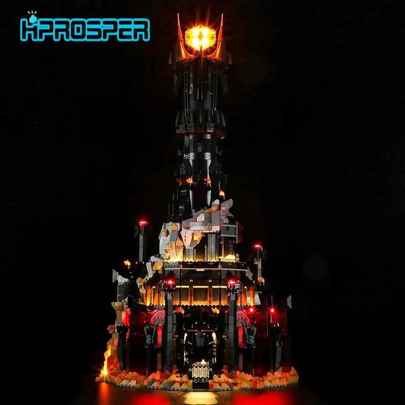 Light Hprosper LED For 10333 Lord Of The Rings: Barad Dur Sauron Dark ...