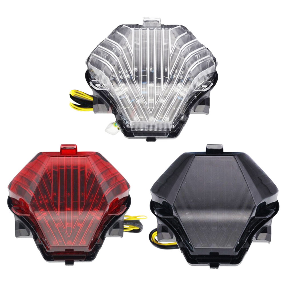 Motorcycle c Rear Tail Light Integrated LED Turn Signals Taillight for ...