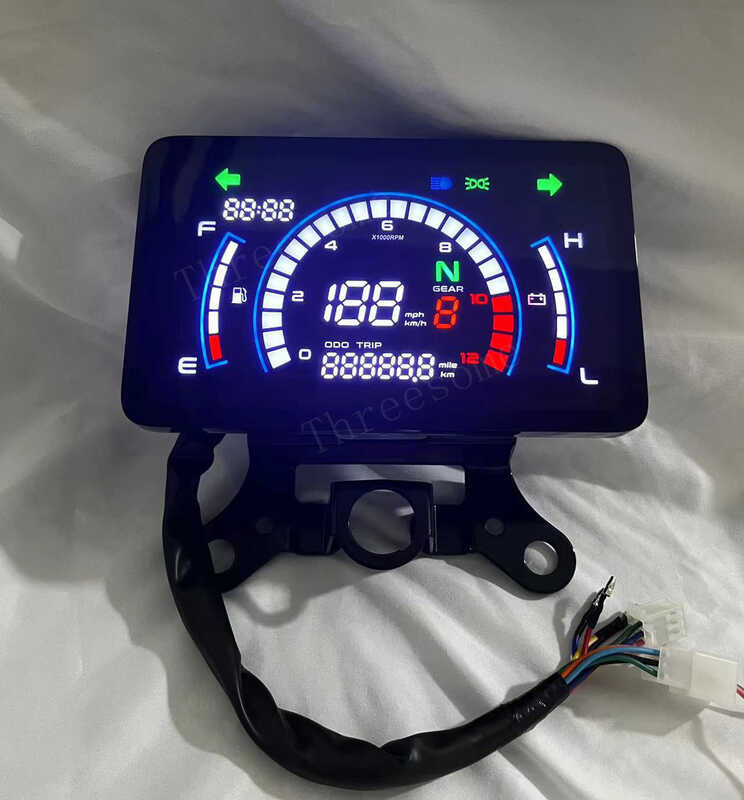 Motorcycle Digital Speedometer Assembly For erGato CG150 250 Honda ...