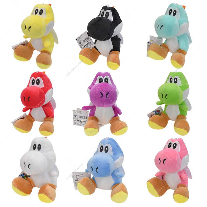 Styles 10 Toy 15Cm Colours Yellow Purple Red Yoshi Cute Soft Stuffed ...