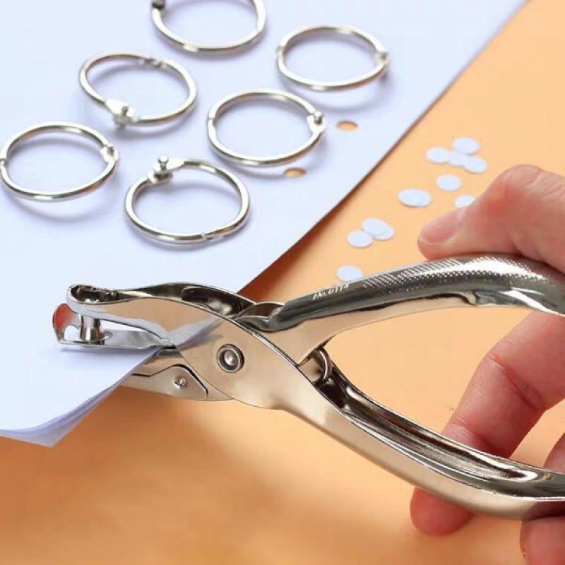 Metal Single Hole Paper Puncher 6mm Diameter Hole Punch DIY Album ...