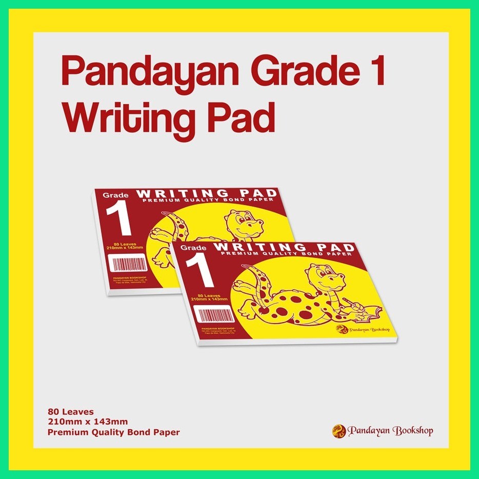 Pandayan Grade 1 Writing Pad Bookpaper 80 leaves | Shopee Philippines