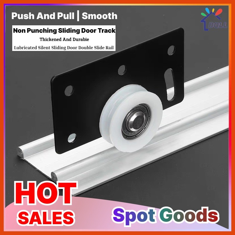 ⚽︎ Sliding Door Rail Sliding Door Roller Set Sliding Door Track Sliding ...