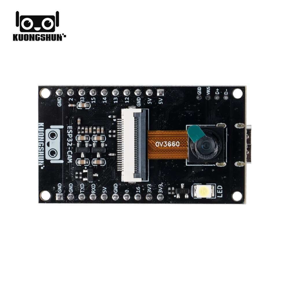 ESP32-CAM KUONGSHUN WiFi Development Board ESP32 gamit ang Camera Module OV2640 2MP para sa ...