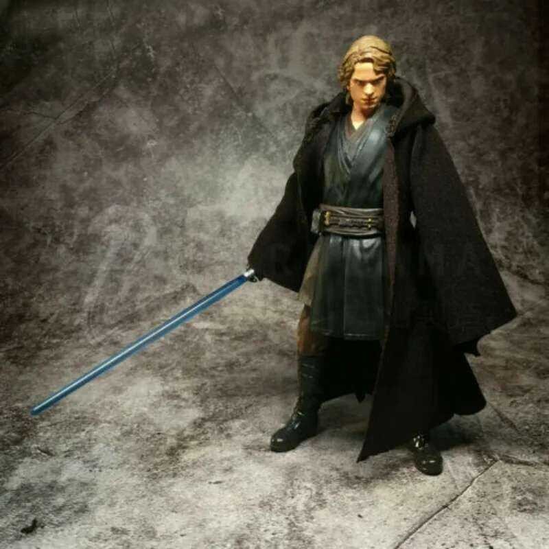 1/12Th Cloth Model E2-6-2 Robe For 6" Anakin Skywalker Jedi Knight ...