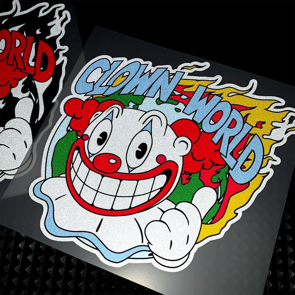 Joker Clown Car Sticker Why So Serious? Car Window Reflective ...