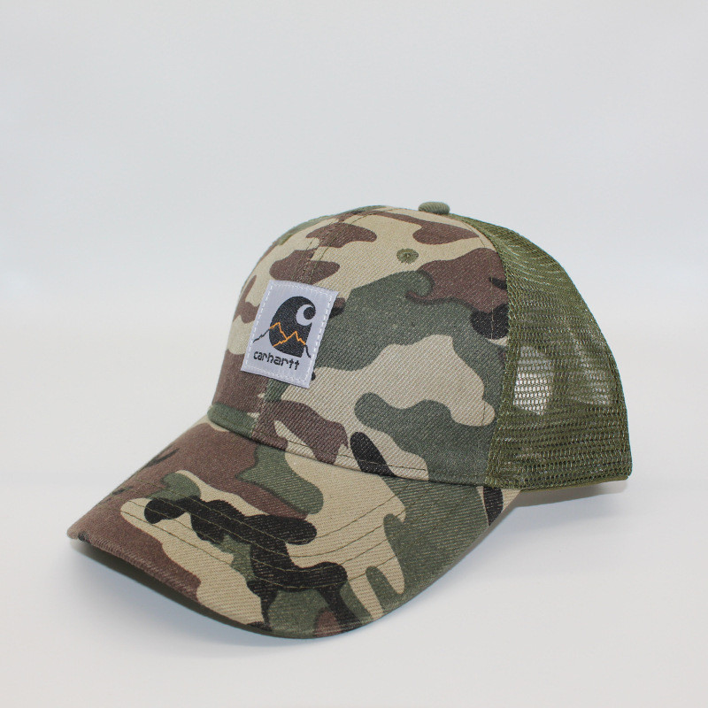 Outdoor Camouflage Breathable Mesh Cap Truck Cap Workwear Duckbill Cap ...