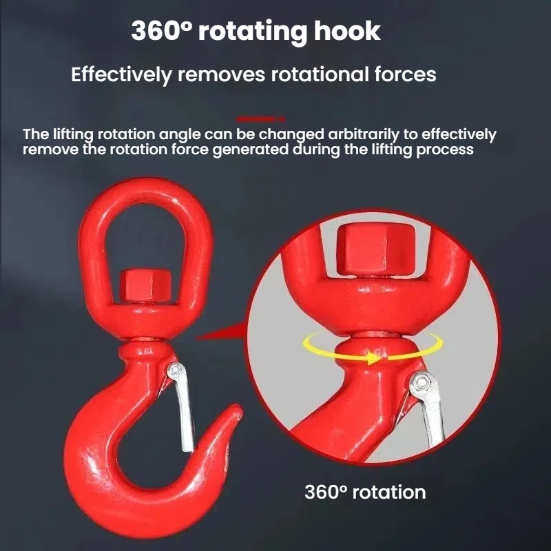American standard G80 alloy steel 360-degree rotary hook/eye hook ...