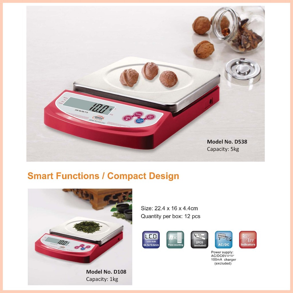 General Master Digital Weighing Scale (5kg/1kg) | Shopee Philippines