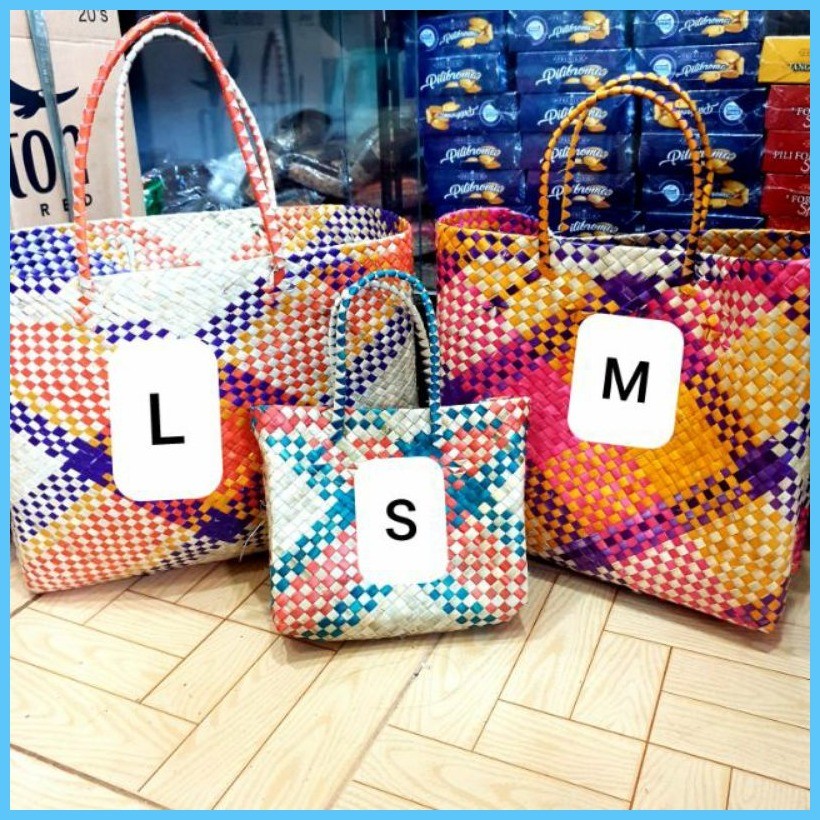 ♣ NATIVE BAYONG BAG MODERN S M L (NATIVE) | Shopee Philippines