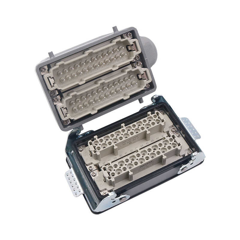 Heavy Rectangular Duty Connectors HDC HE 4 6 8 10 16 20 24 32 48 Core ...