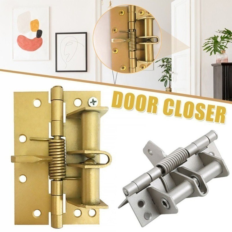 Automatic Door Closer Hinges 90 Degree Right Angle Locator Door Spring ...