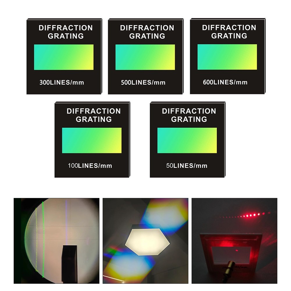 JTFY ️Holographic diffraction grating spectrum decomposition wavelength ...