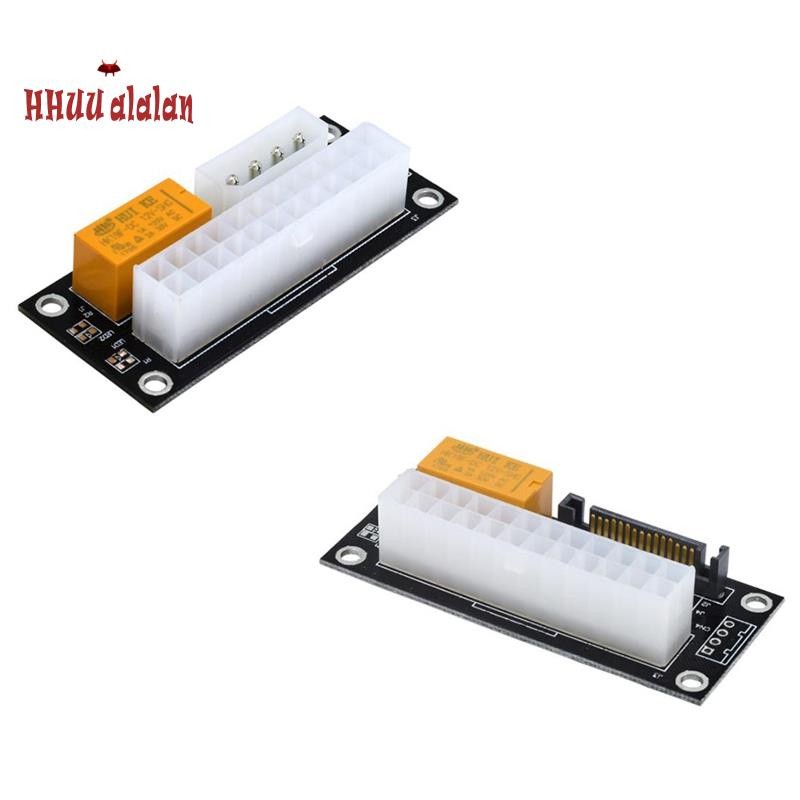 in stock Dual PSU Power Supply Sync Adapter Add2Psu ATX 24Pin to 15Pin ...