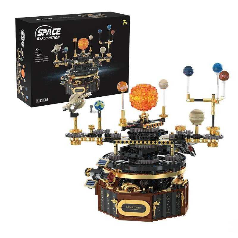 Tt NEW 1098Pcs Technical Solar System Sun And Earth Revolution Building ...