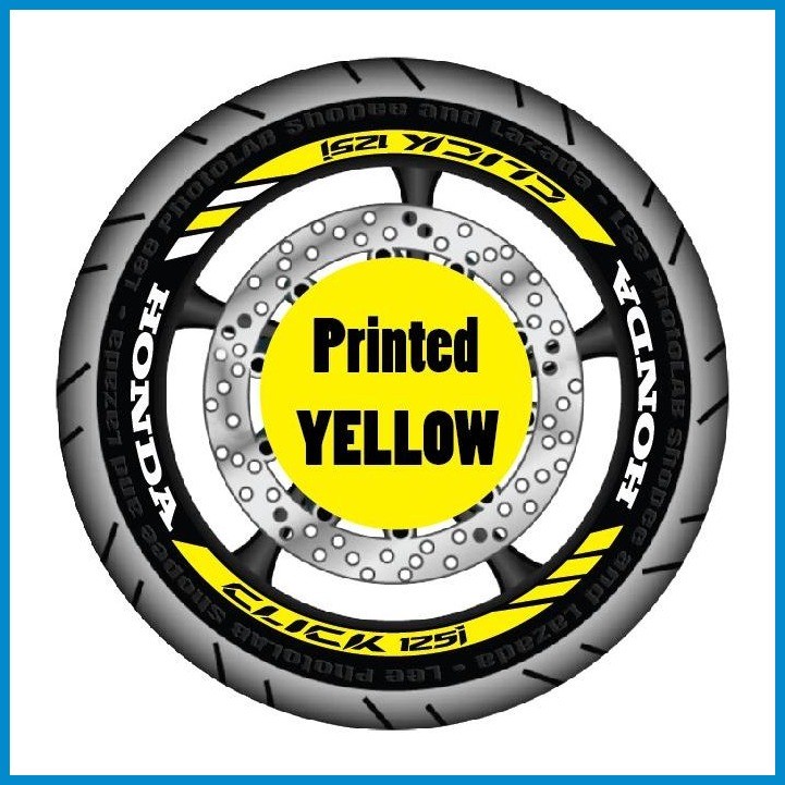 OEM Quality Printed Mags Sticker for Honda Click V1, V2 and V3 (125i ...