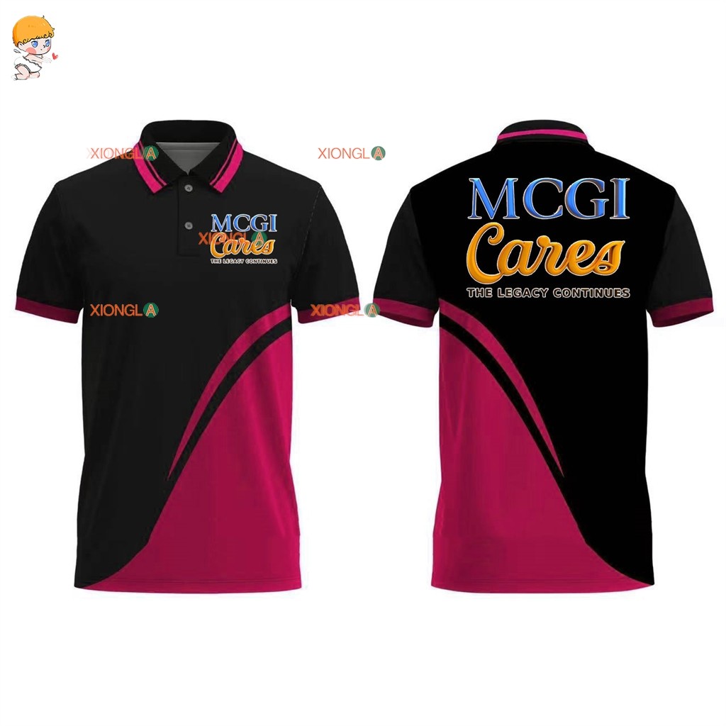 MCGI Polo Shirt V10: Iconic Blue and Orange Design, Showcasing the Spirit of Care(Free ...