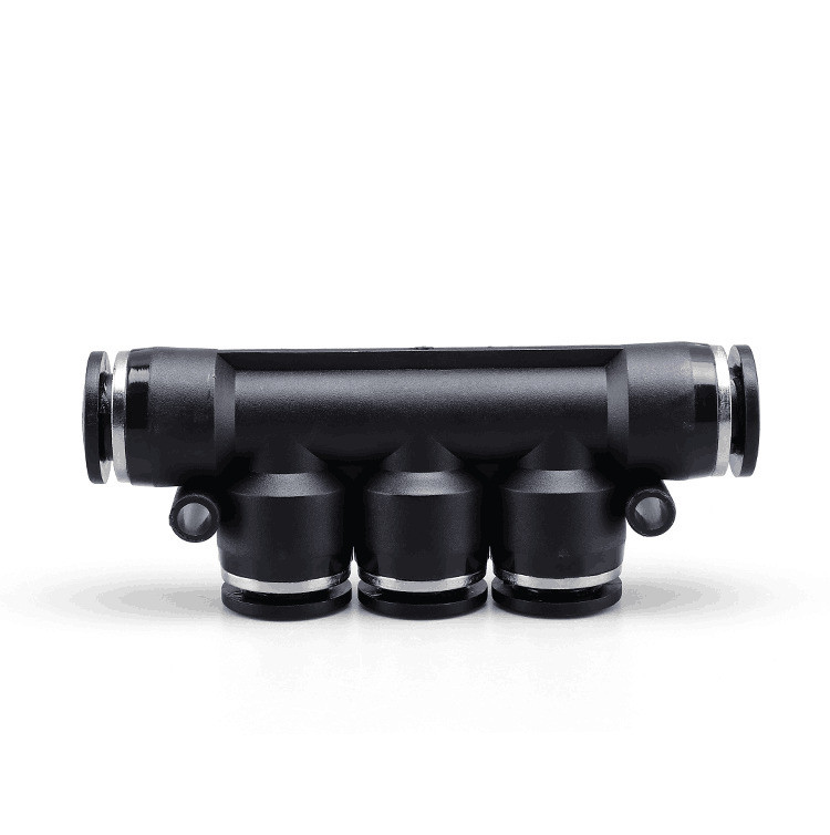 SD deep shield pneumatic multi-way quick connector four-way five way ...