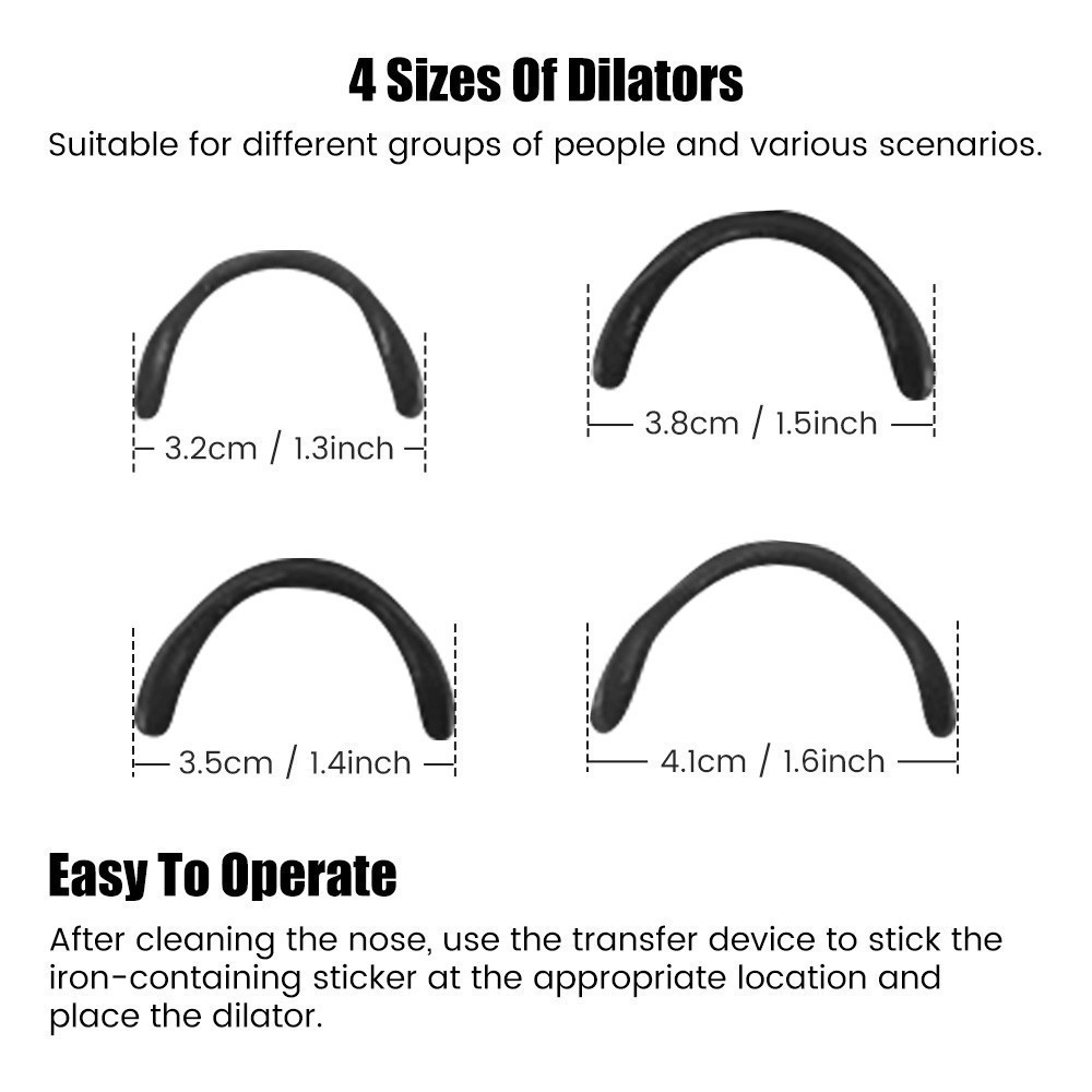 Sport Nose Dilator Sleep Breathing Dilators Starter Kit Nose Breathe ...