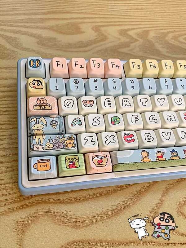 Da Crayon Shin Chan Personalized Keyboard Keycaps Mda Height Pbt ...