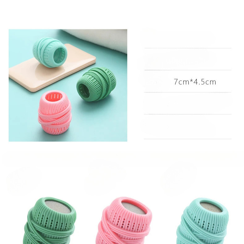 Laundry Cleaning Ball Sponge Liquid-adding Decontamination Tpe Clothes ...