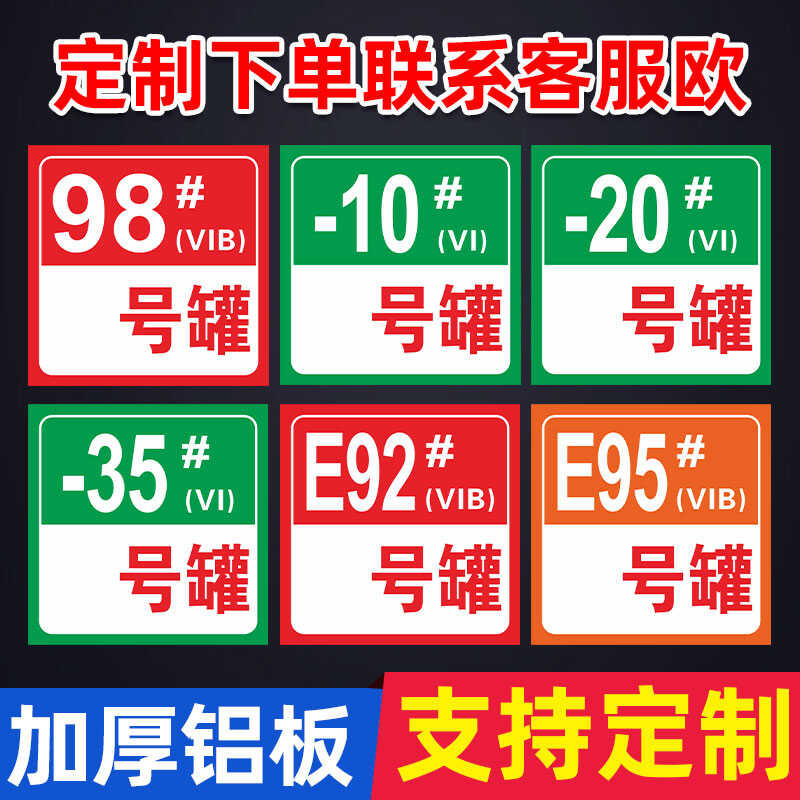 Station Products Gasoline Diesel Indicator Number Identification Tank ...