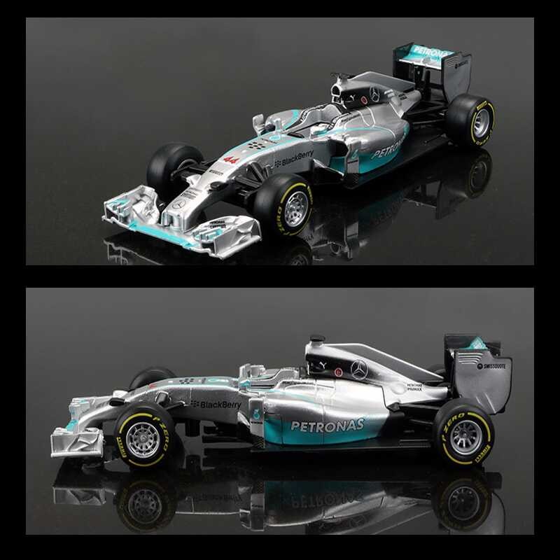 1:43 ★ Bburago Mercedes Benz W07 W10 W12 E F1 Car #6 #44 Diecast Model ...