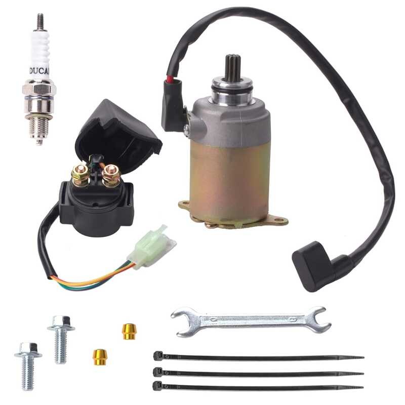 CIOM Motor and Starter Relay Solenoid for 50cc 150cc 200cc 250cc Go ...