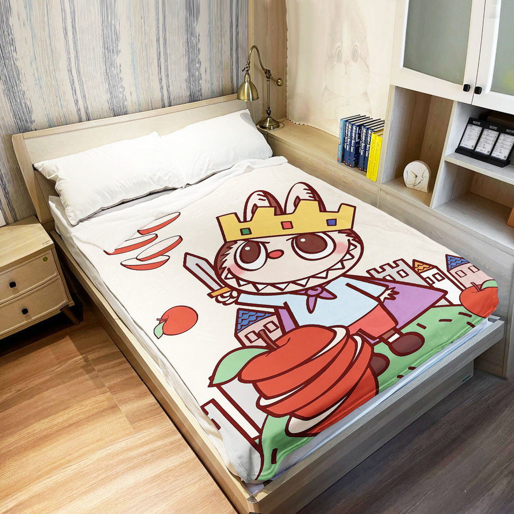 labubu blanket ,POP MART, bleeves blanket，Cute Blanket, Throw for Sofa ...