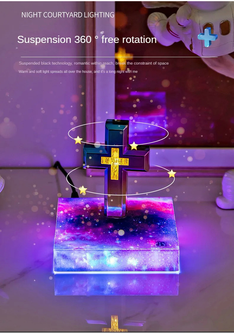 [Legend3] Magnetic Levitating Cross Floating Christian Cross ...
