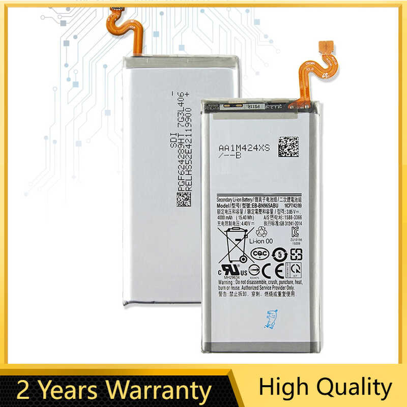 Replacement Battery Eb-Bn965abu For Galaxy Note9 Note 9 Sm-N9600 N960f ...