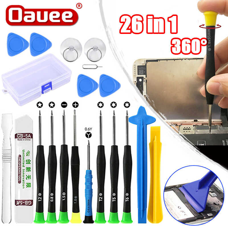 26 Sa 1 Mobile Phone Repair Tools Kit Opening Screwdriver Para Sa ...