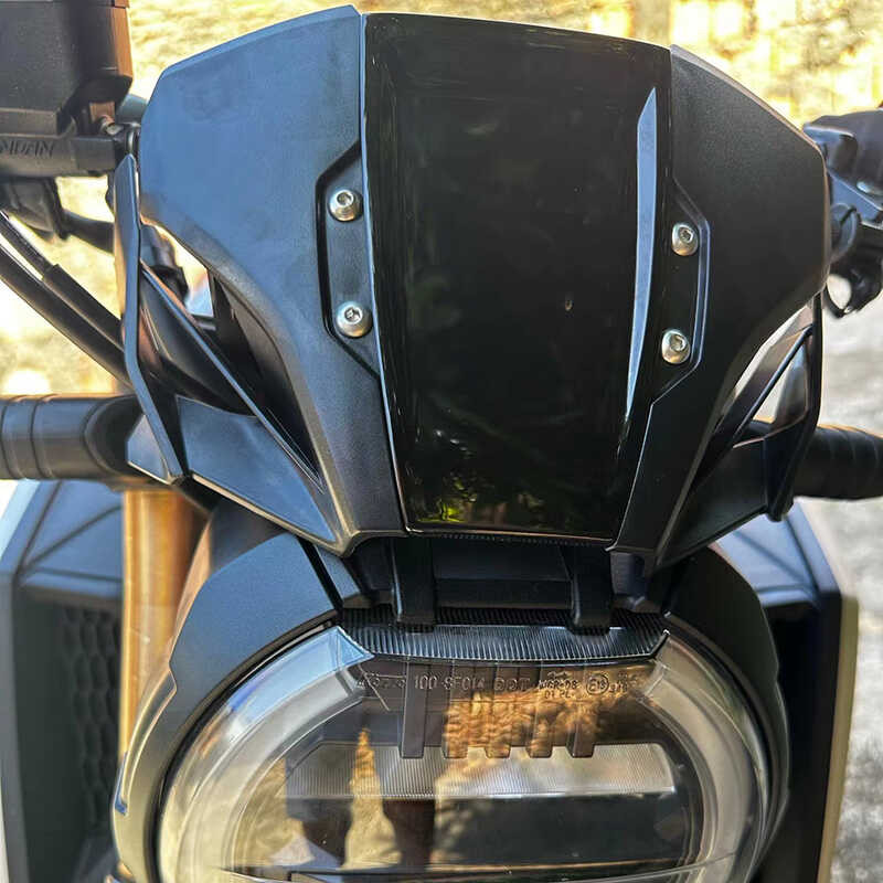 Windshield Motorcycle Windscreen Front Screen Wind Deflector Fit For ...