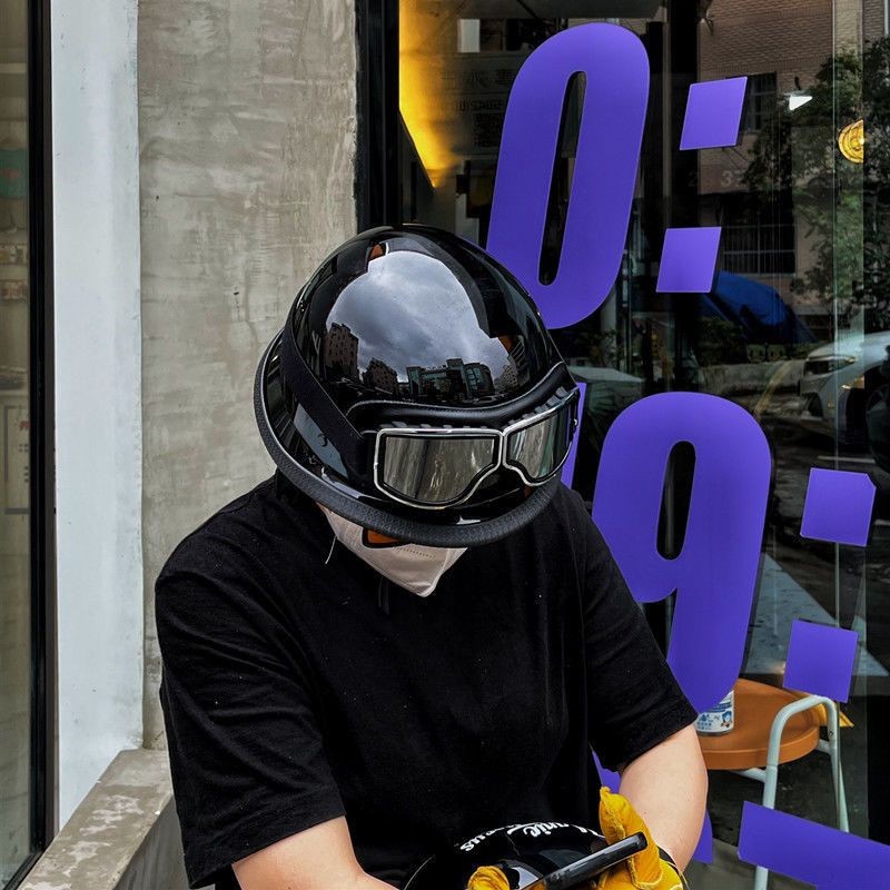 [Special Offer] Retro Helmet Unique Half Helmet Harley Motorcycle ...