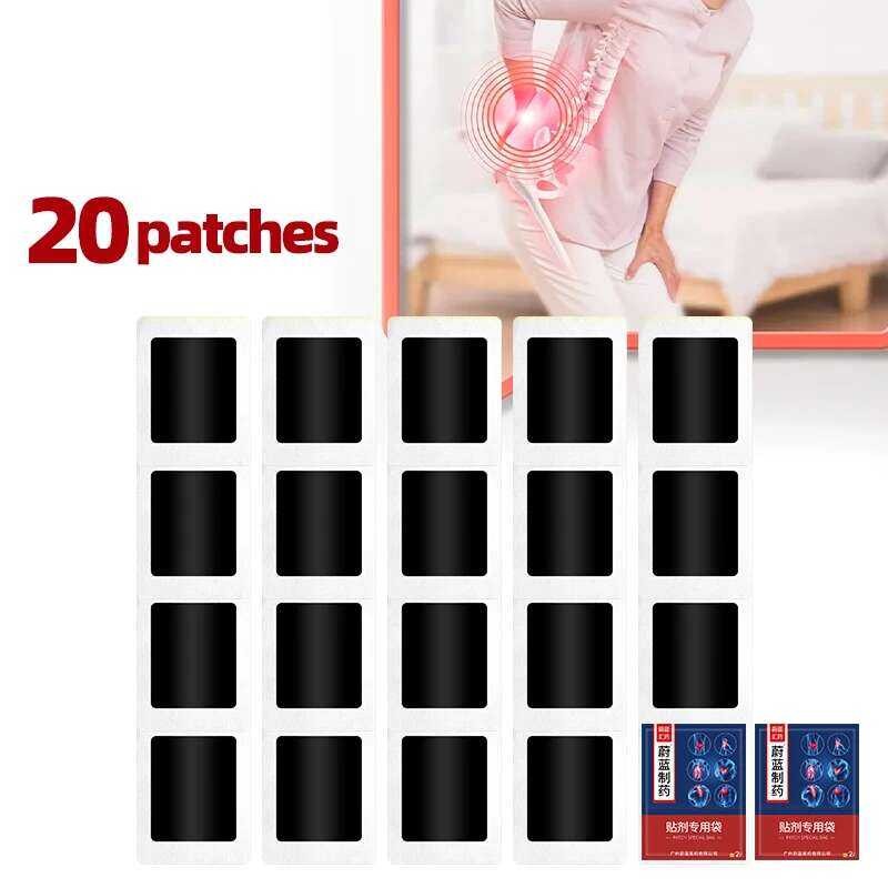 20Pcs Sciatica Nerve Treatment Patch Lumbar Disc Pellow Piriformis ...
