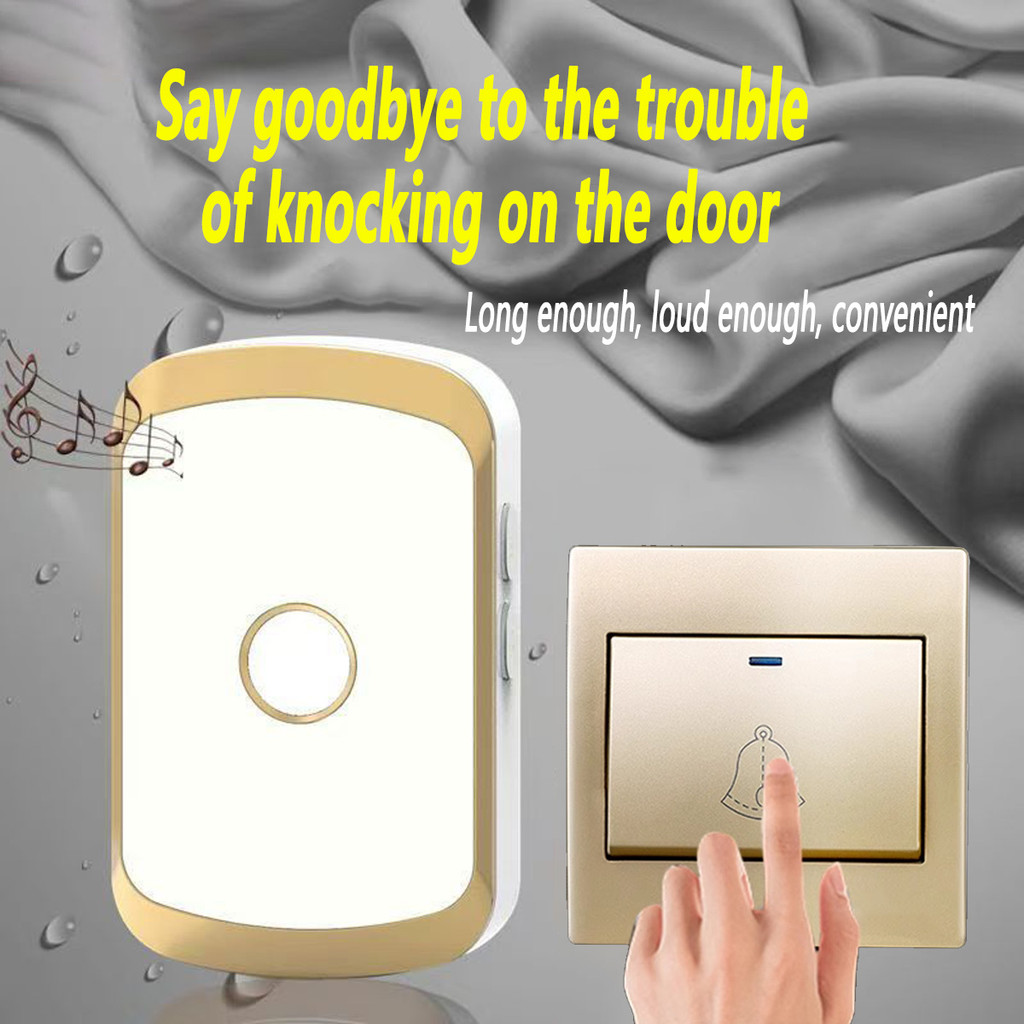 Intelligent Wireless Doorbell Waterproof Household Commercial Office ...