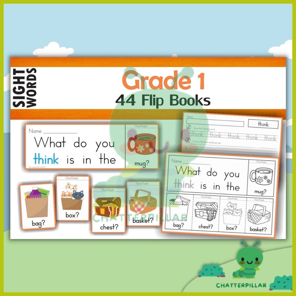 ⚕ Flip Books (Sight Words) | Shopee Philippines