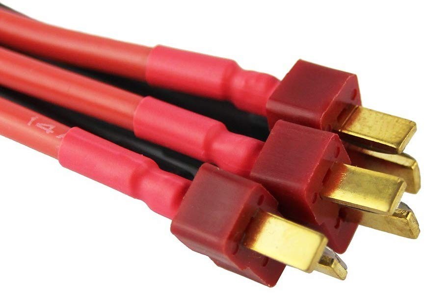 Deans Ultra Pigtail Cable T Plug Connector Male & Female with 10cm ...