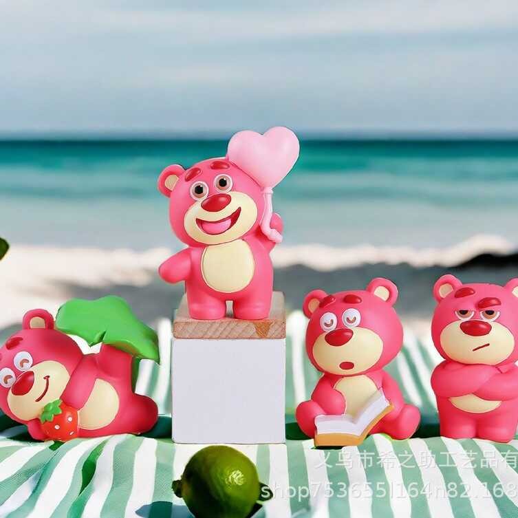 C Internet Celebrity Hot Sunshine Kindergarten's Pink Berry Bear Blind ...