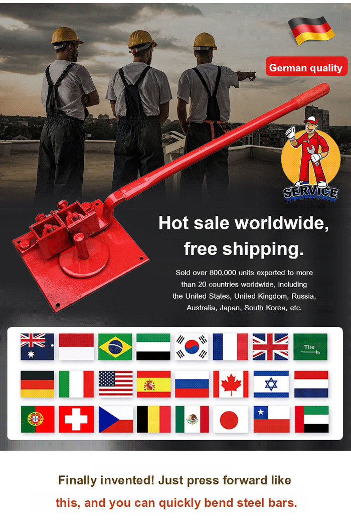 【Hot sale】4mm 6mm Labor-saving rebar bender Stirrup bar bender Manual ...