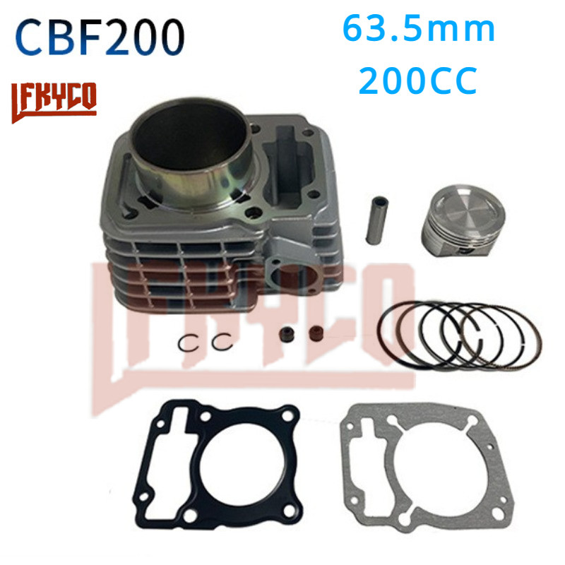 Motorcycle Accessories 63.5Mm Cyder 200Cc Engine Piston Kit Motor For ...