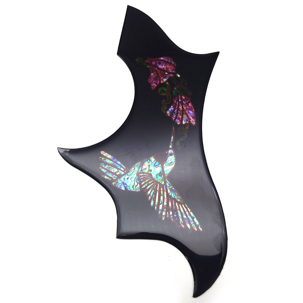 Acoustic Guitar Pickguard Hummingbird Abalone Plectrum Guard for Gibson ...